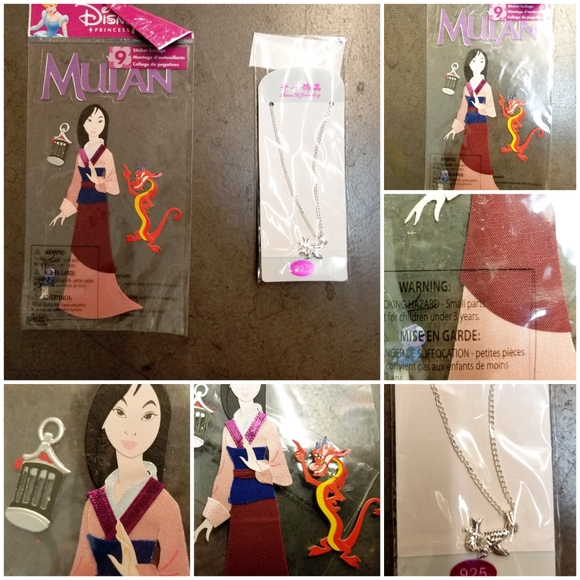 Disney | Other | Disney Princess Mulan Sticker Set W Free Gift | Poshmark